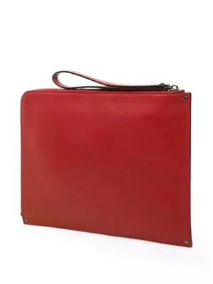 Valentino Garavani Leather Rockstud Clutch