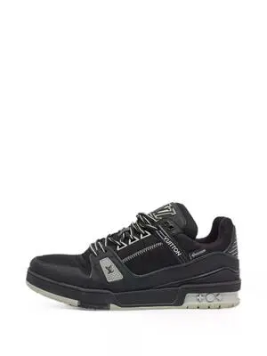 LOUIS VUITTON Trainer Lace-up Sneakers - Black