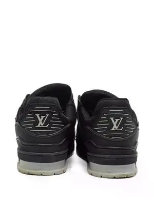 LOUIS VUITTON Trainer Lace-up Sneakers - Black