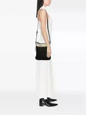 Burberry 2000-2017 Nova Check Trimmed Nylon Crossbody Bag