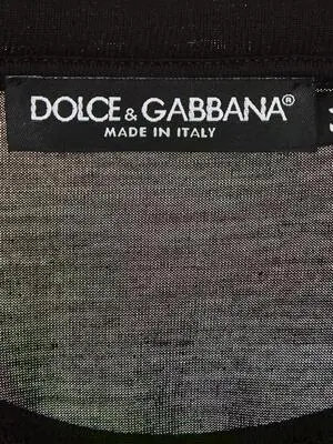 Dolce & Gabbana Logo Embroidered T-shirt