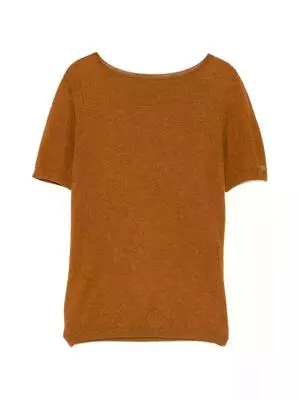 LESS Crew Neck T-shirt - Brown