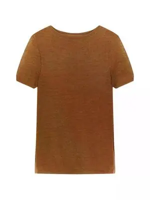 LESS Crew Neck T-shirt - Brown