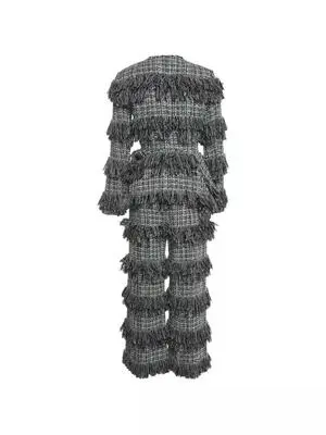 Sonia Rykiel Paris Fringed Tweed Suit