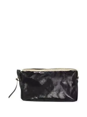 JACK GOMME Blush Linen Zip-top Toilet Bag