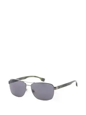 BOSS 60mm Rectangle-frame Sunglasses - Grey