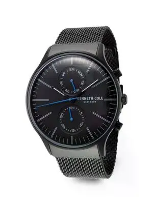 KENNETH COLE Mesh-strap 43mm Watch - Black