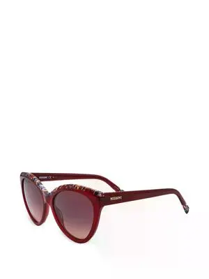 Missoni Cat-eye Sunglasses With Zigzag Trim - Red