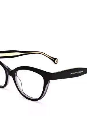 Carolina Herrera Cat Eye Frame Eyeglasses - Black