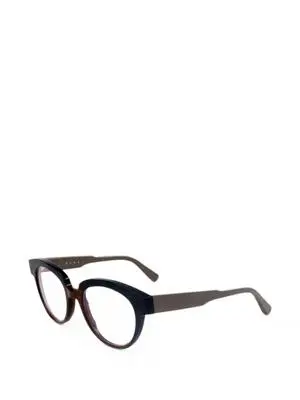 Marni Round Frame Glasses - Black