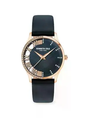 KENNETH COLE Round-face 36mm Watch - Blue
