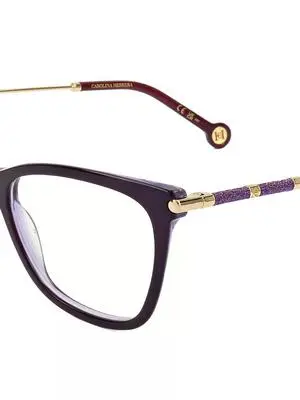 Carolina Herrera Glitter-embellished Cat-eye Glasses