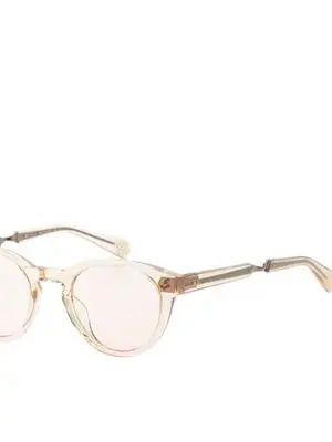 Garrett Leight Audrey Round Frame Sunglasses