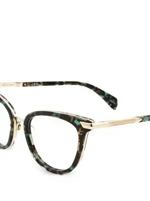 Rag & Bone Tortoiseshell-effect Cat-eye Glasses - Green