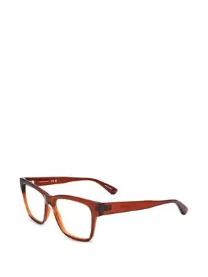 Longchamp Rectangle-frame Glasses - Brown