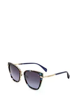 Rag & Bone Tortoiseshell-effect Cat-eye Sunglasses - Blue