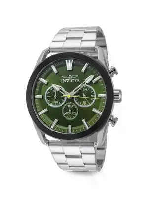 INVICTA Speedway Chronograph 45mm Watch - Green