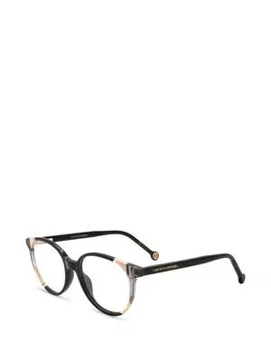 Carolina Herrera Round Frame Eyeglasses - Black