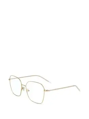 BOSS Geometric-frame Glasses - Gold