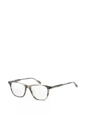 Garrett Leight Hayes Rectangle Eyeglasses - Grey
