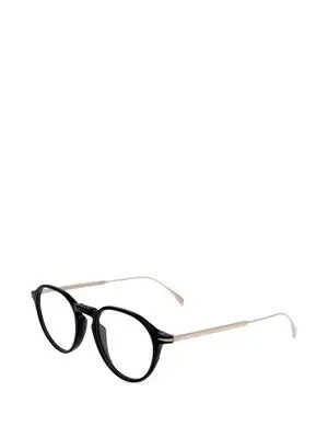 DB EYEWEAR BY DAVID BECKHAM Round Frame Glasses - Black