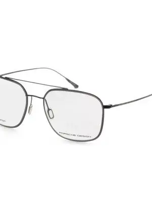 Porsche Design Square-frame Double-bridge Glasses