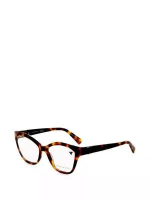 Longchamp Tortoiseshell-effect Cat-eye Glasses - Brown