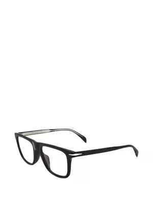 DB EYEWEAR BY DAVID BECKHAM Square Frame Eyeglasses - Black