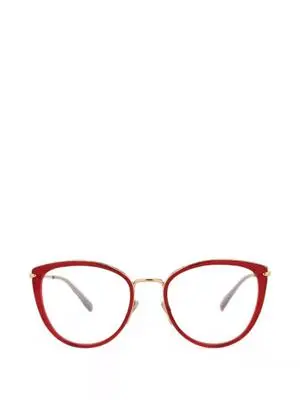 Pomellato Cat-eye Frame Glasses - Red