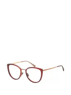 Pomellato Cat Eye Frame Eyeglasses - Red