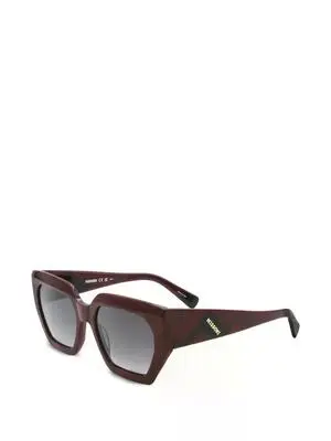 Missoni Geometric Frame Sunglasses - Red