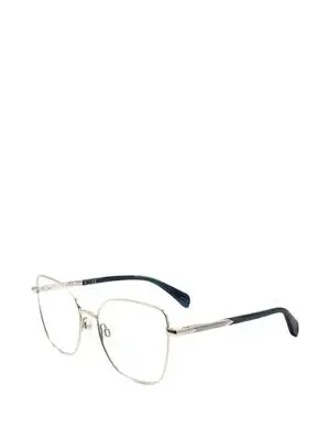 Rag & Bone Geometric-frame Glasses - Silver