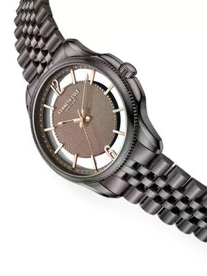 KENNETH COLE Round-face 42mm Watch - Brown