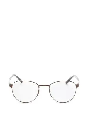 Porsche Design Round Frame Eyeglasses - Brown