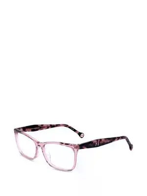 Carolina Herrera Rectangle Frame Eyeglasses - Pink