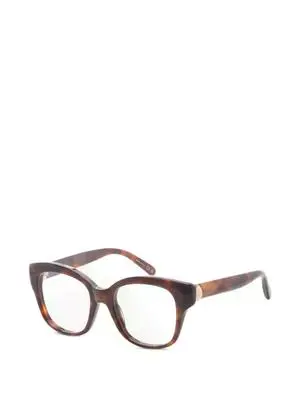 Pomellato Tortoiseshell-effect Square Frame Eyeglasses - Brown