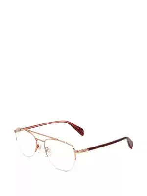 Rag & Bone Pilot-frame Glasses - Gold