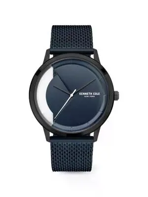 KENNETH COLE Mesh 42mm Watch - Blue