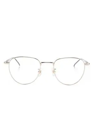 Montblanc Oval-frame Glasses - Black