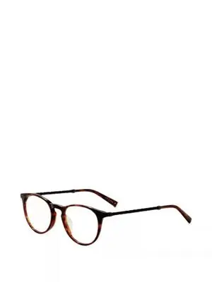 John Varvatos Tortoiseshell-effect Braided Glasses - Brown