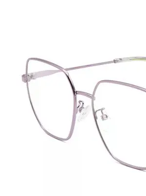 POLAROID Geometric-frame Glasses - Purple