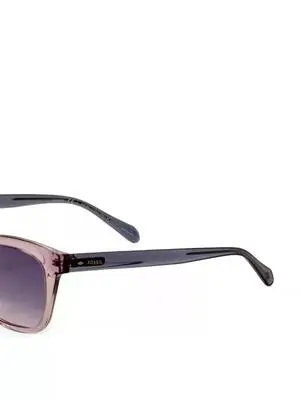 Fossil Cat-eye Sunglasses With Gradient Lenses - Purple