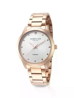 KENNETH COLE Link-bracelet 34mm Watch - White