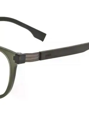 BOSS Round Frame Eyeglasses - Green