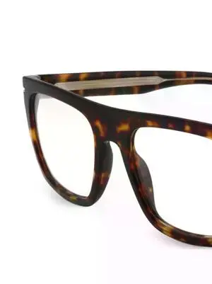 BOSS Tortoiseshell-pattern Square-frame Glasses