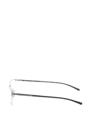 Porsche Design Half-rim Rectangle-frame Glasses