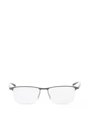 Porsche Design Half-rim Rectangle Eyeglasses - Grey