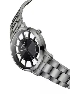 KENNETH COLE 44mm Link Bracelet Watch - Black