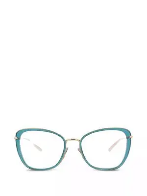 Pomellato Cat-eye Frame Glasses - Blue