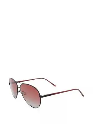 Dkny Gradient Pilot-frame Sunglasses - Black